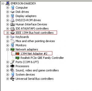 How to Troubleshoot Firewire Connection in Windows (IEEE 1394)